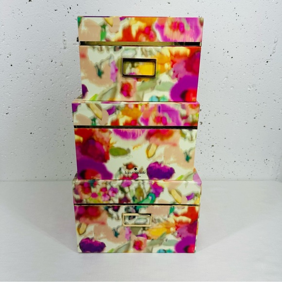 kate spade | Storage & Organization | Kate Spade Set Of 3 Giverny ...